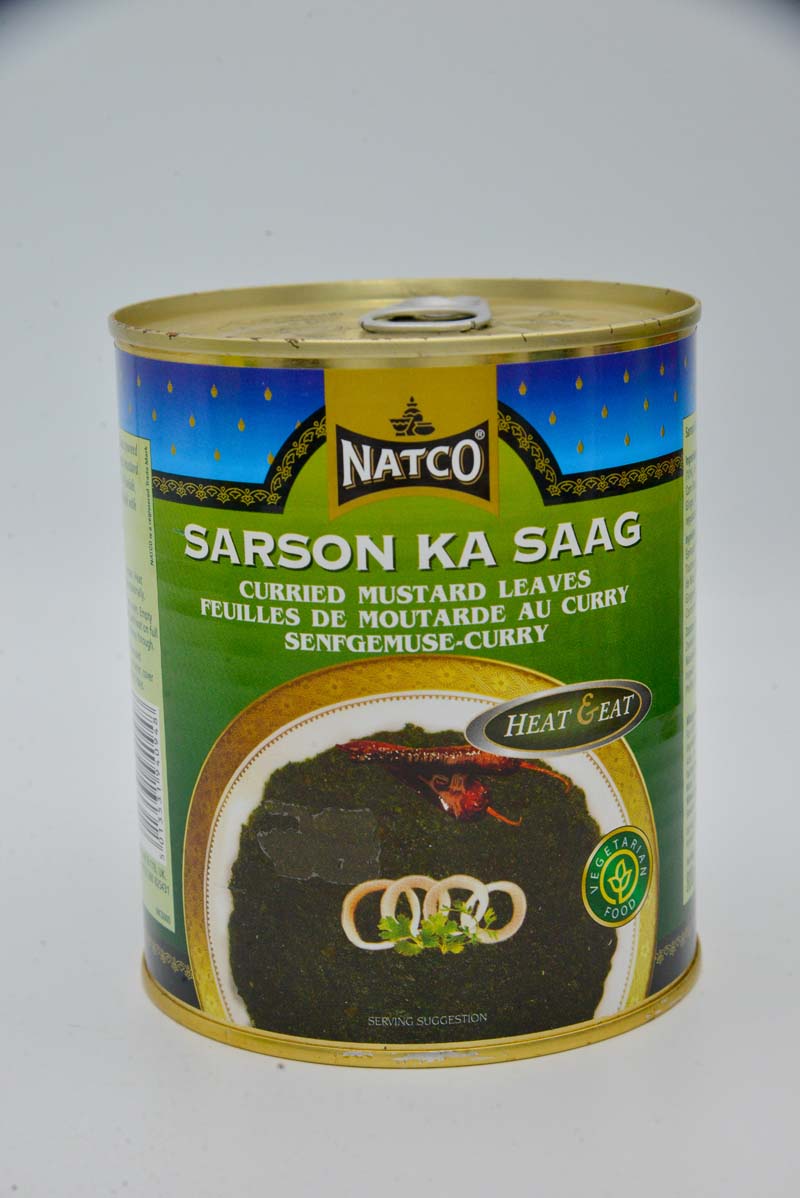 Natco Sarson Ka Saag 800g Tin – Sunrup-Foods