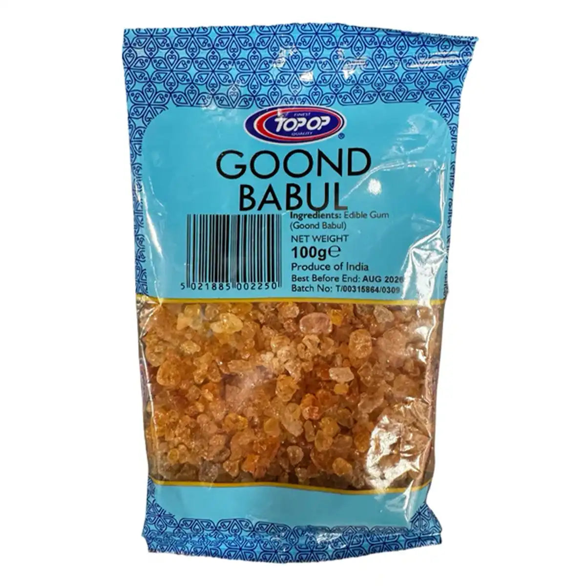 Top-Op Goond Babul Gum Arabica 100g – Sunrup-Foods