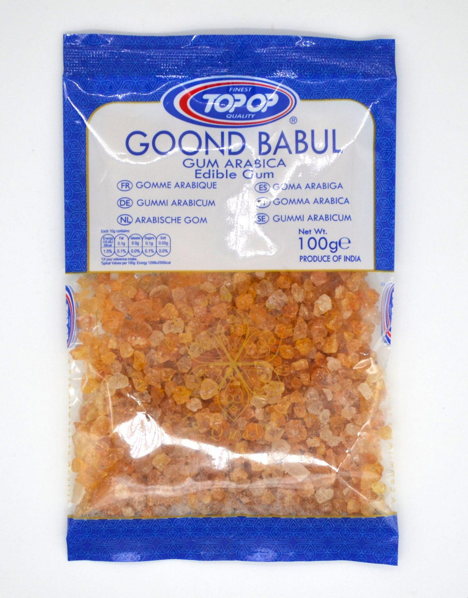 Top-Op Goond Babul Gum Arabica 100g – Sunrup-Foods