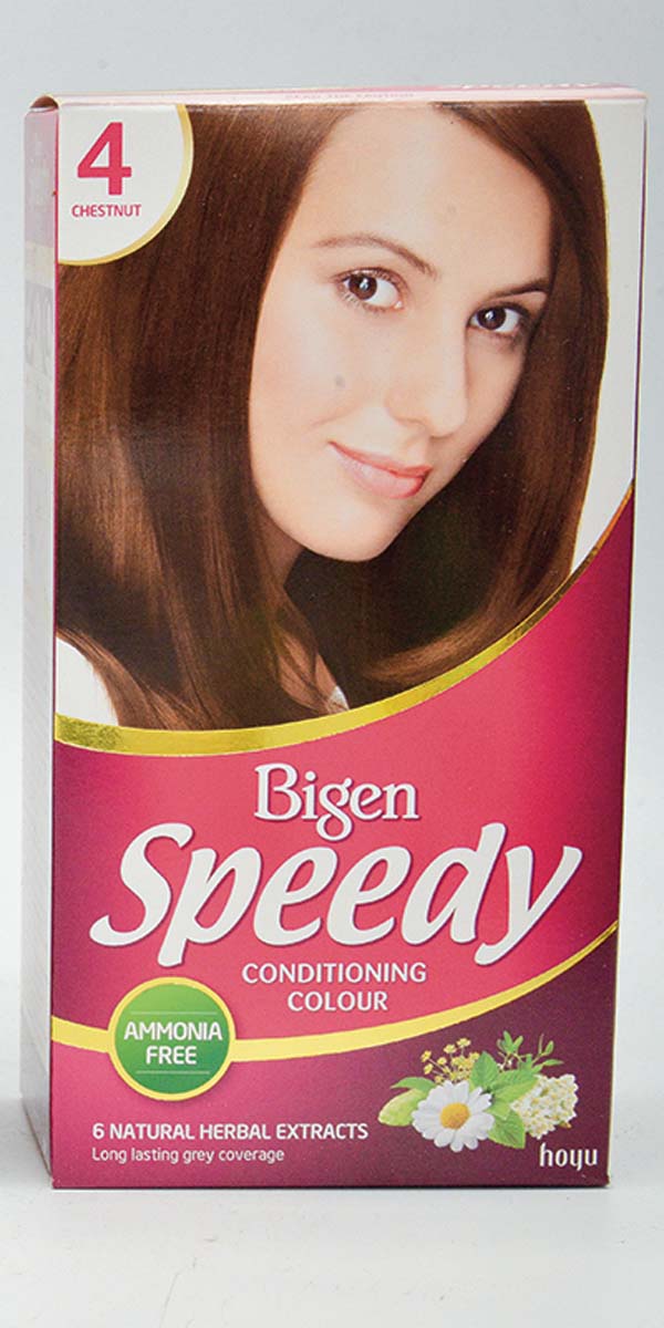 Bigen Spedy Conditioning Colour Chestnut No.4 80gms – Sunrup-Foods