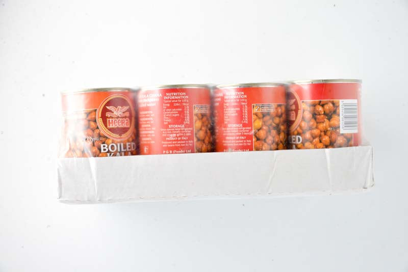 Heera Boiled Kala Chana Case of 12 Can 4.8kg – Sunrup-Foods