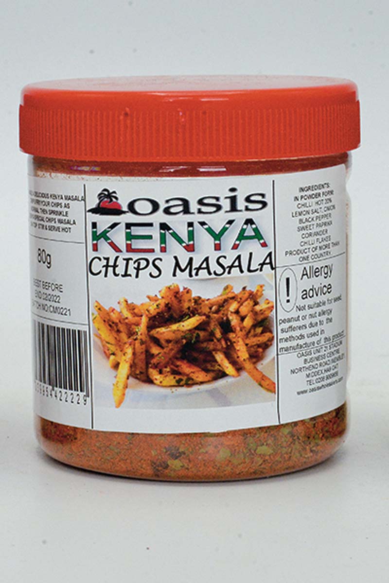 Oasis Kenya Chips Masala 80g – Sunrup-Foods