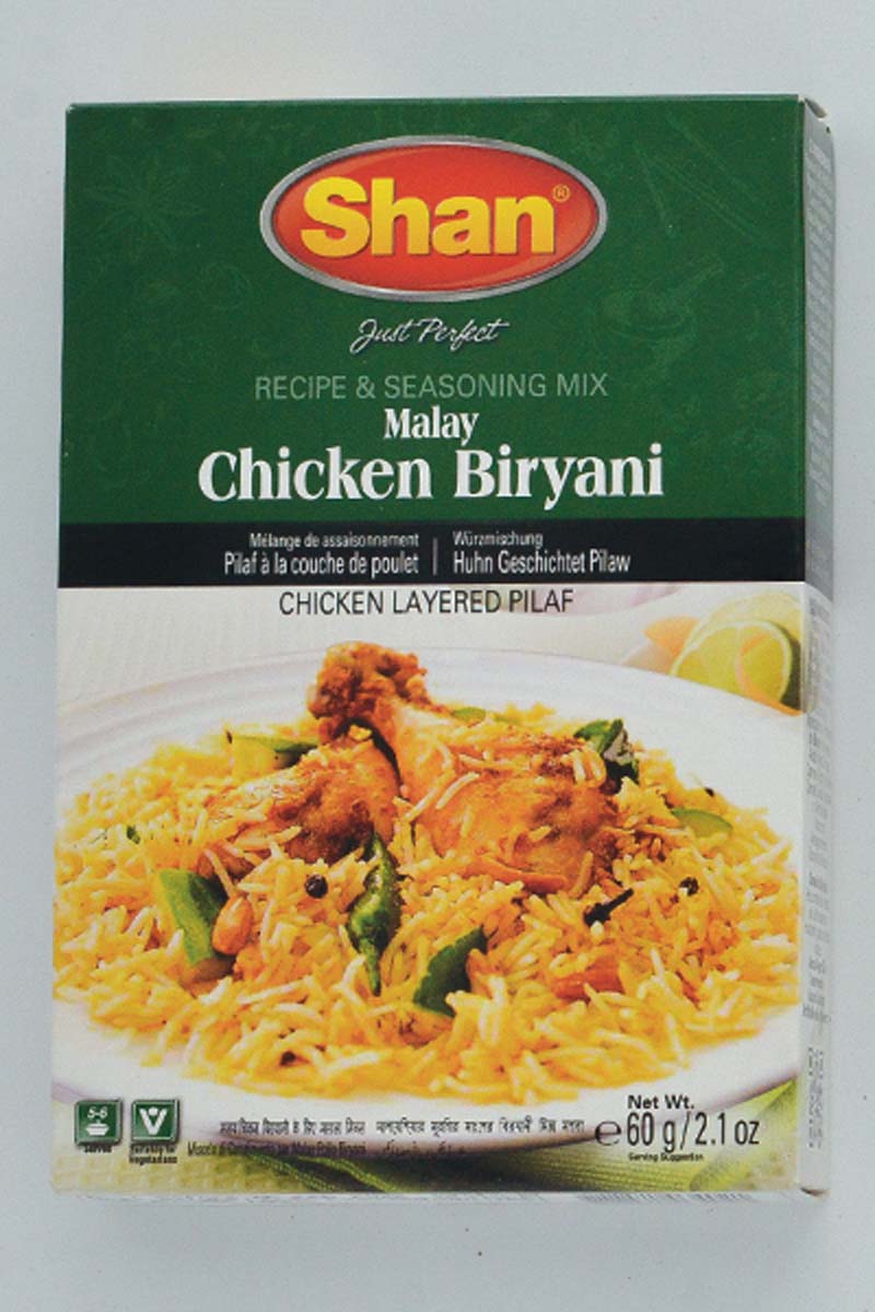 Shan Malay Chicken Biryani 60g – Sunrup-Foods