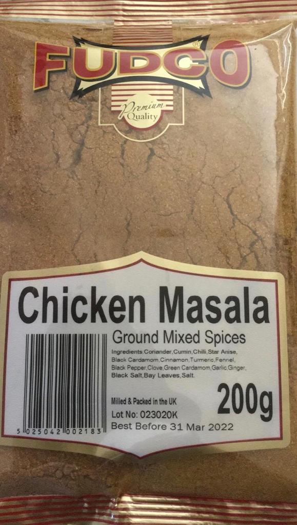 Fudco Chicken Masala 200g – Sunrup-Foods