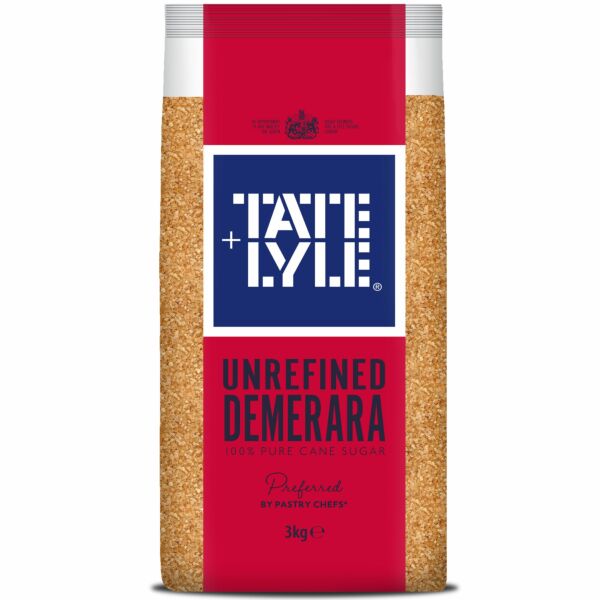 Tate & Iyle Unrefined Demerara Cane Sugar 3kg – Sunrup-Foods